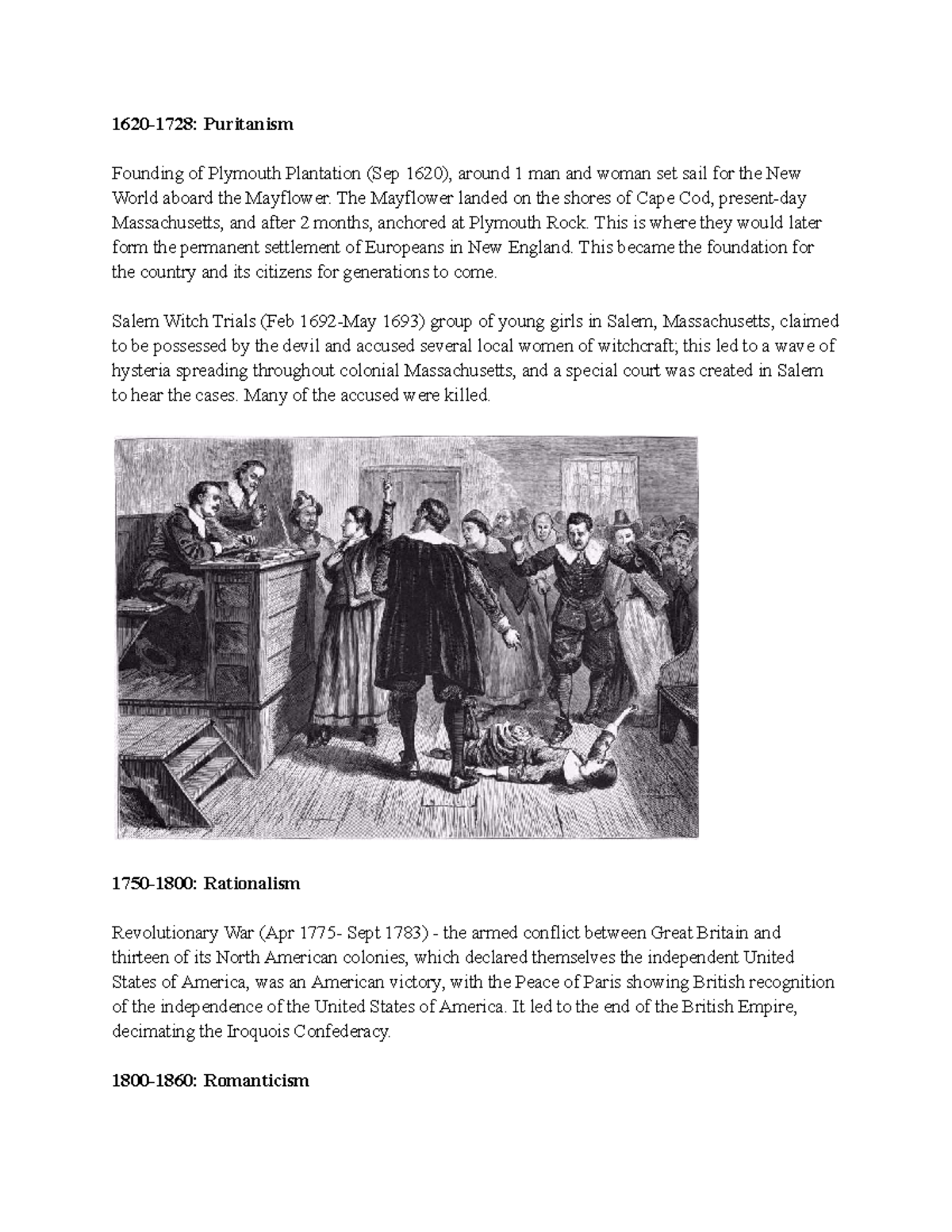 Key Events in American History: From Plymouth to the War on Terror (AP ...