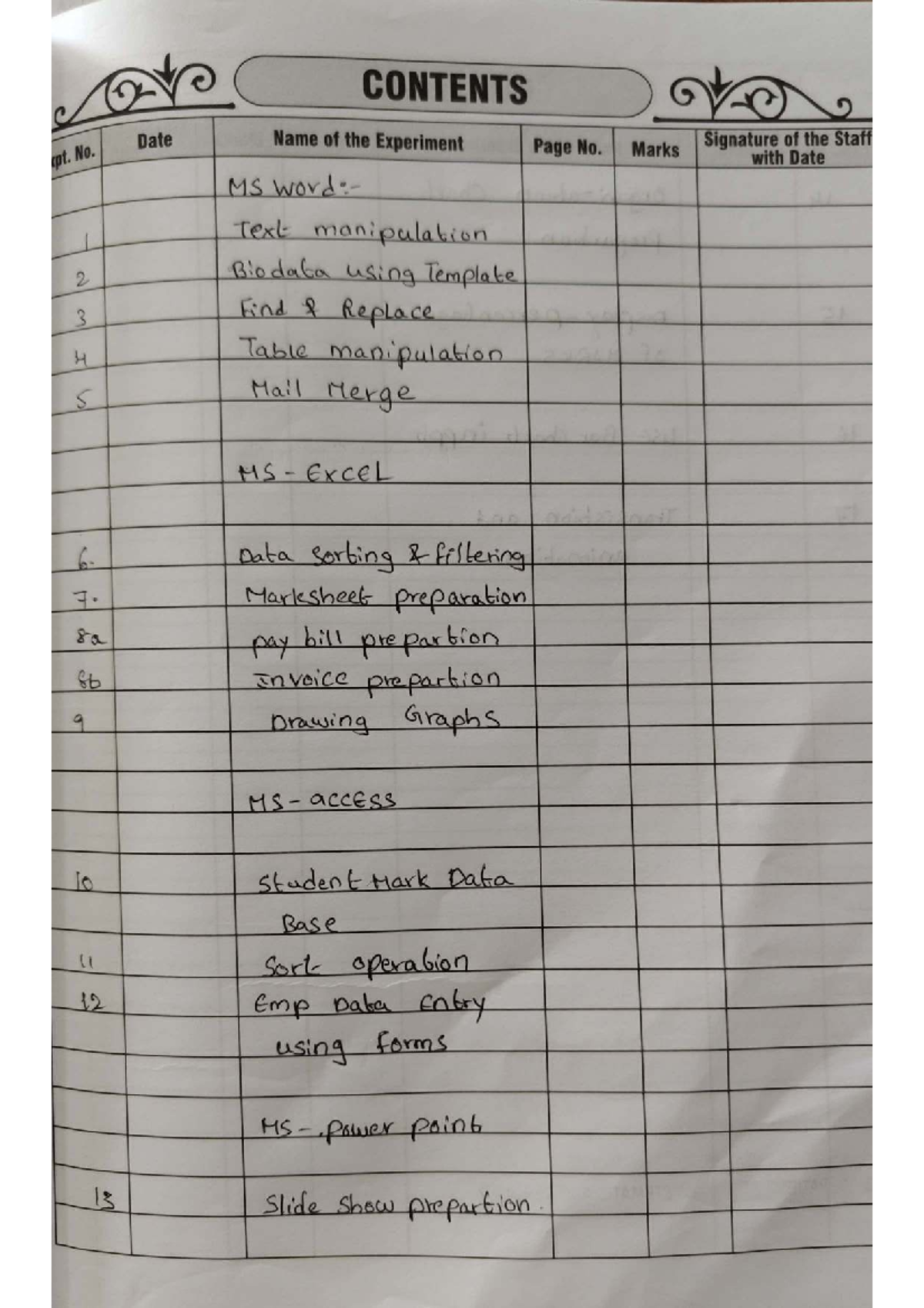 MS I Practical Notes: Text & Data Manipulation Techniques - Studocu