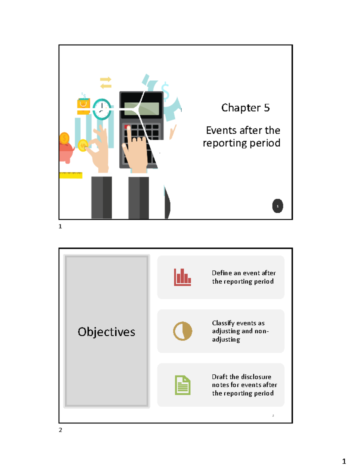 Chapter 5: Events After the Reporting Period - Adjusting vs Non ...