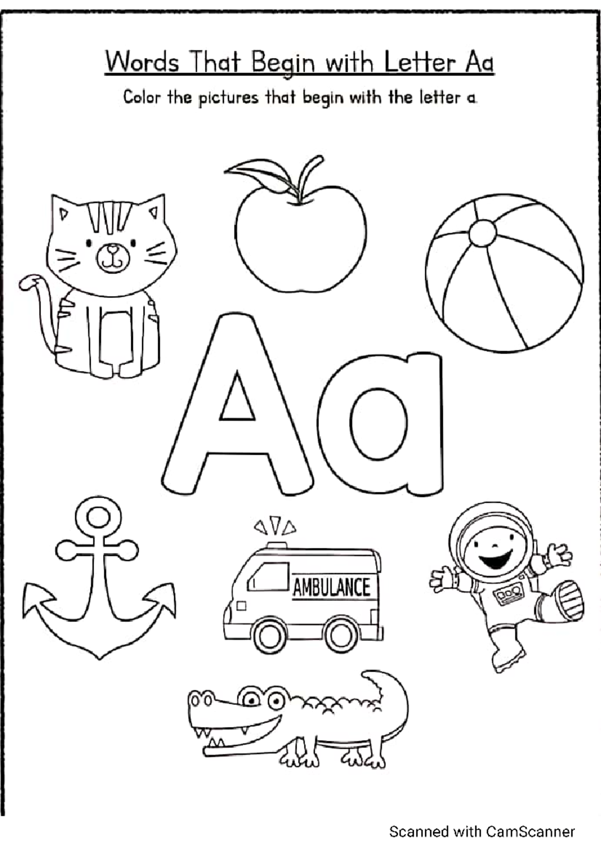 Alphabet Worksheets Library: Color by Letter Activities - Studocu