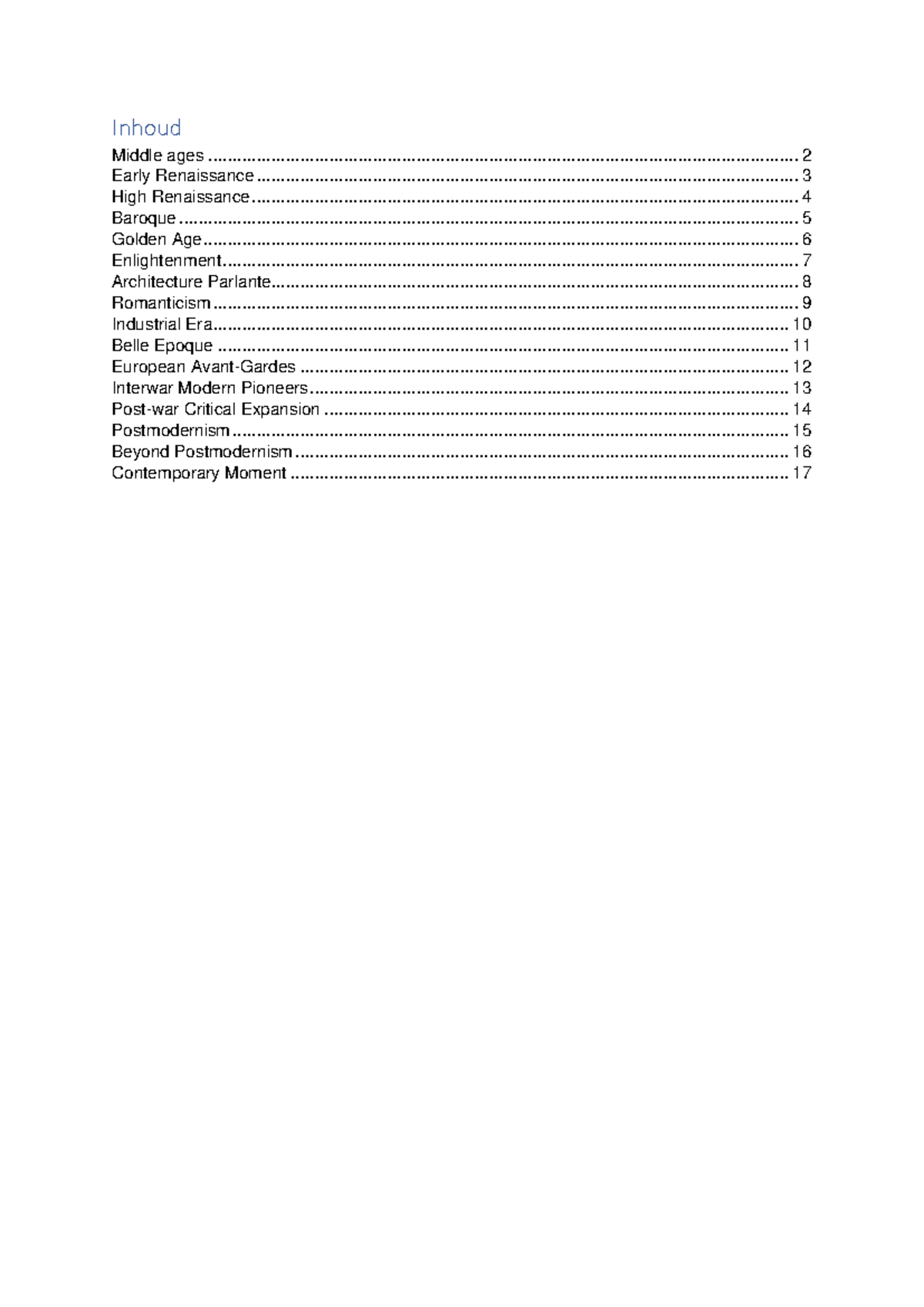 European Architectural Styles Across Periods: An Overview - Studeersnel