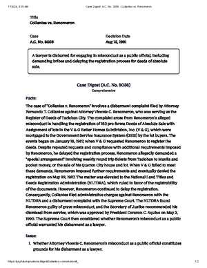 Preliminary-Conference-Brief Sample Defendants - Republic of the ...