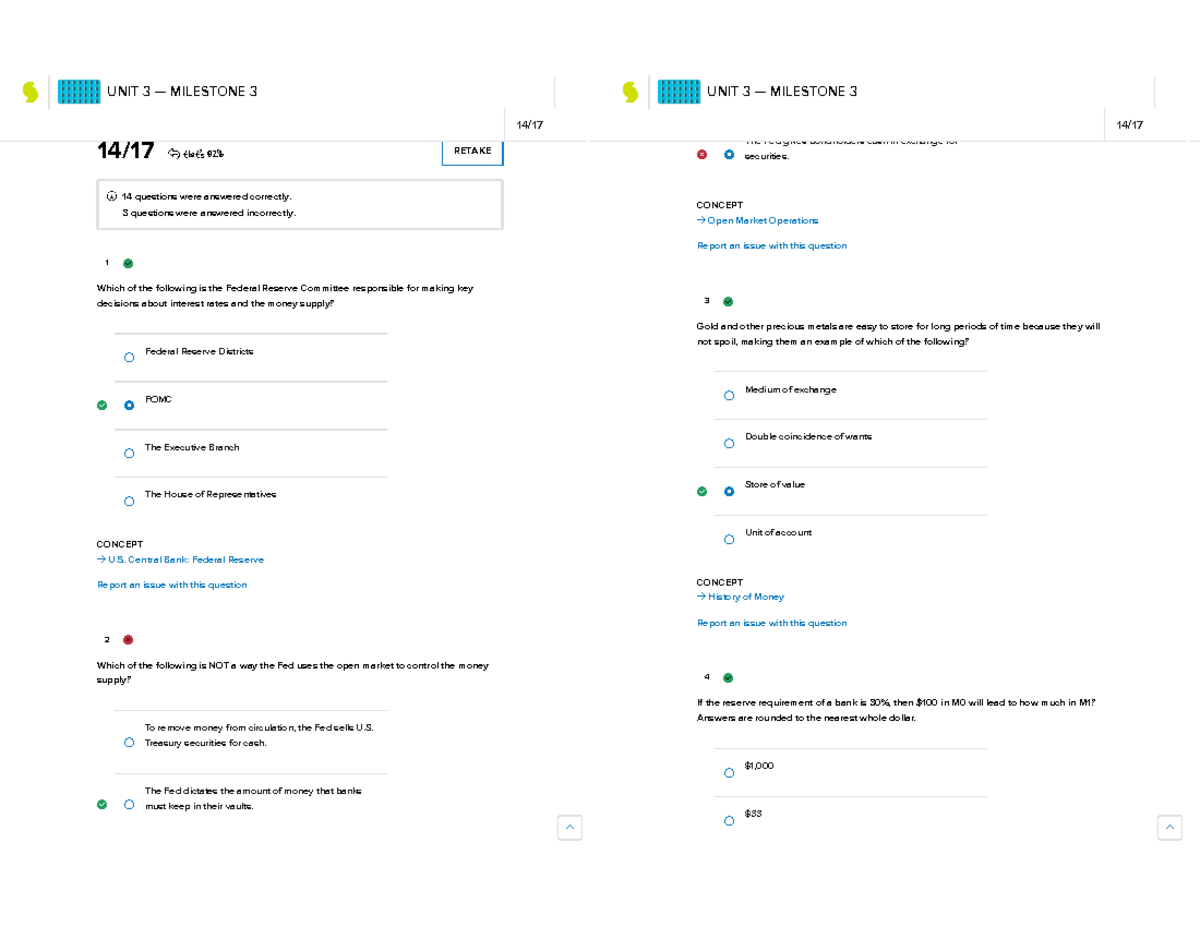 Macroeconomics Unit 3: Milestone 3 Review Notes - Studocu