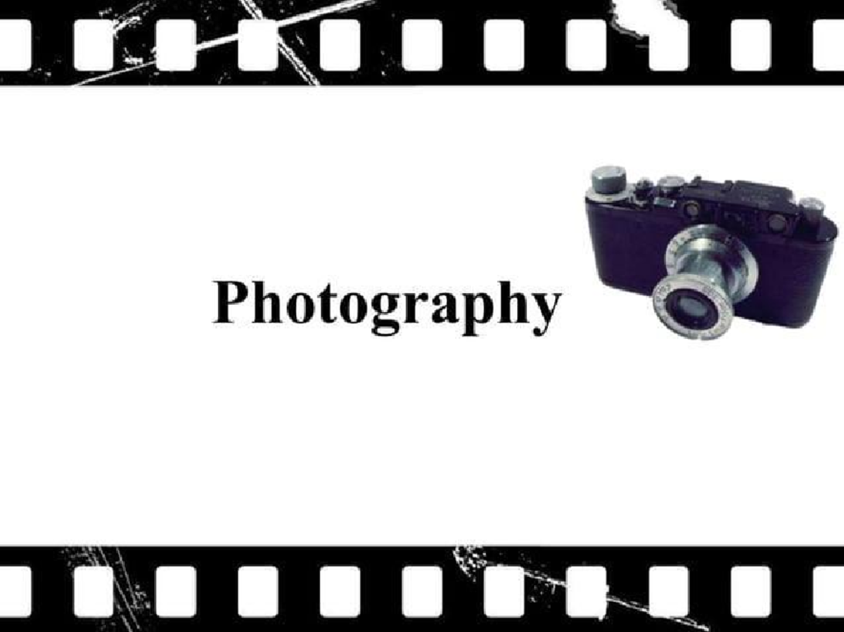 Photography 101: Darkroom Techniques and Processes - Studocu