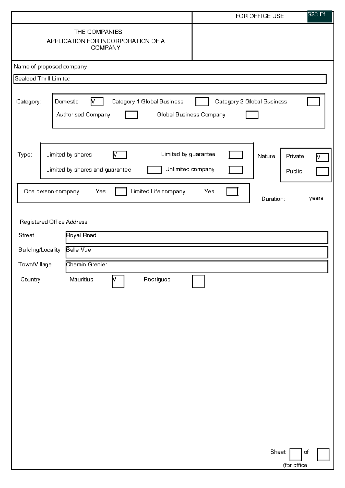 Application Forms - agri - FOR OFFICE USE THE COMPANIES APPLICATION FOR ...