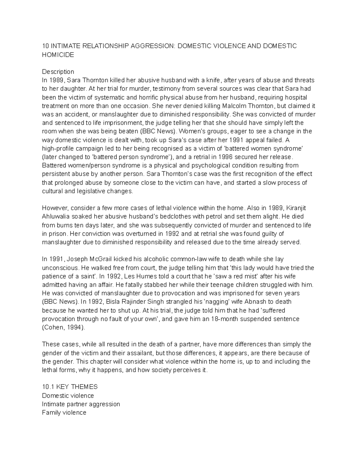 Intimate Partner Violence: Insights on Domestic Abuse and Homicide - 10 ...