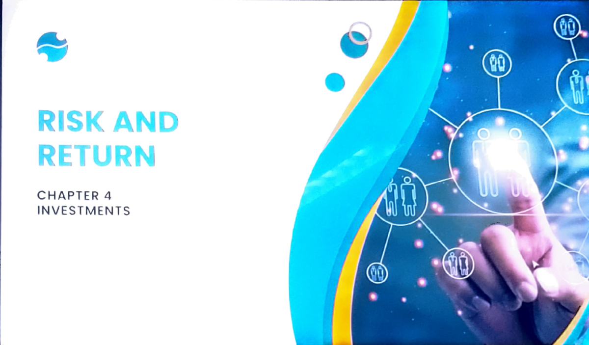 Finman Midterm Review: Risk and Return Concepts in Investments - Studocu