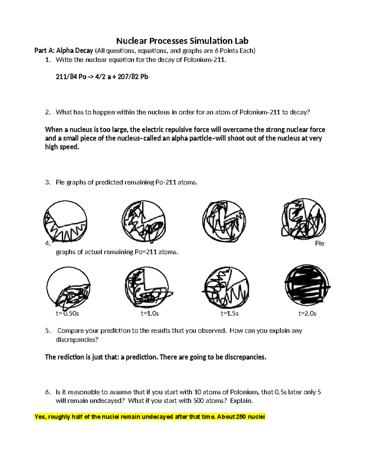 Nuclear Reactions Lab (Course Code: NUC-101) Simulation Report - Studocu