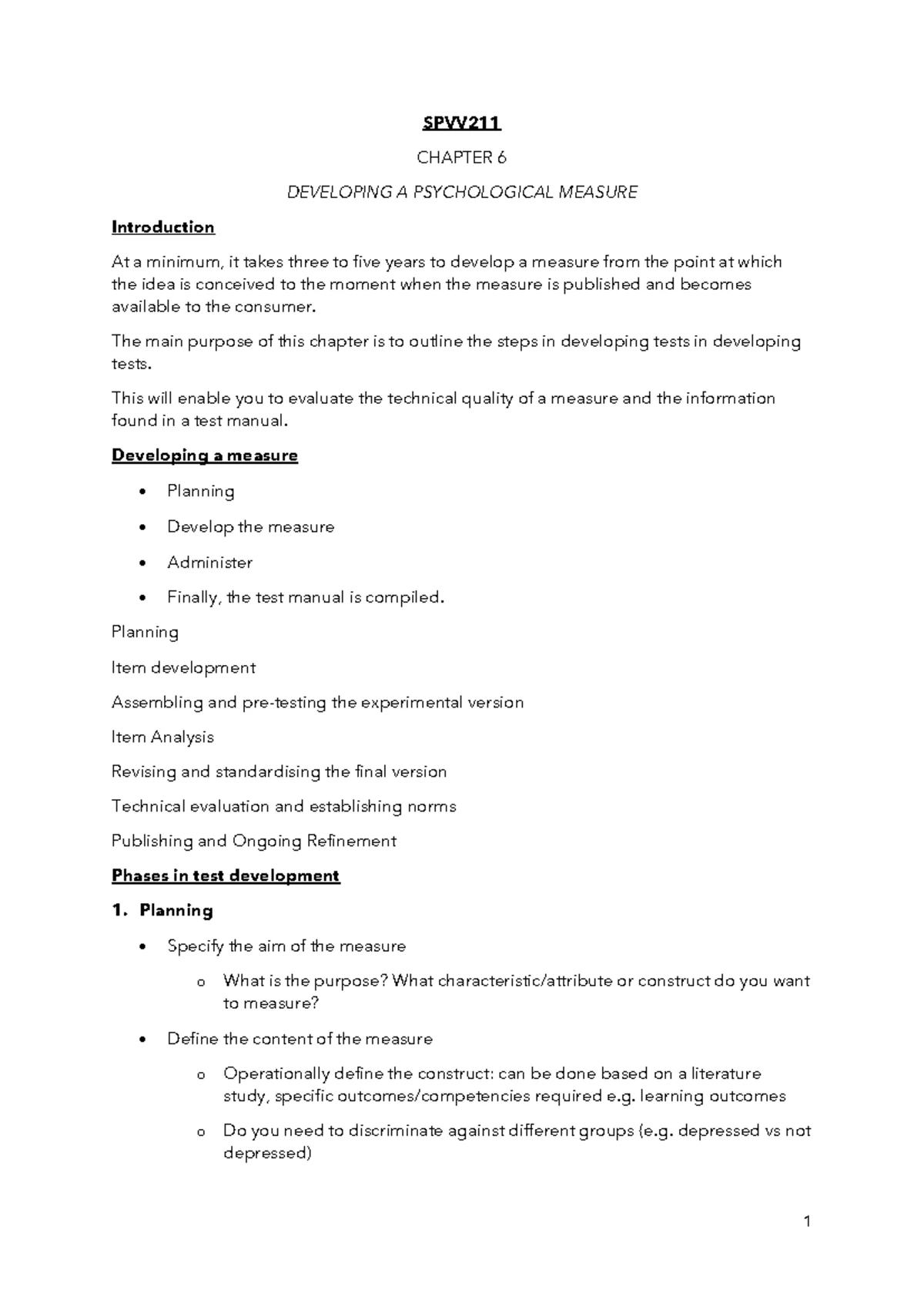 Introduction to Psychological Assessment Practice Test (PSY 101) - Studocu
