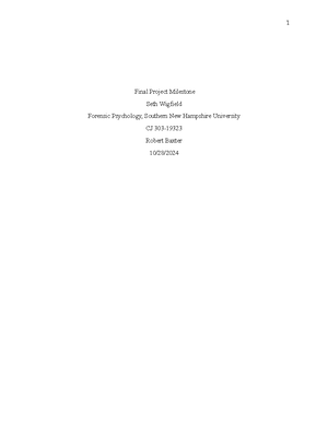 PSY 315 Module 1 Assignment - PSY 315 Module One Assignment Worksheet ...