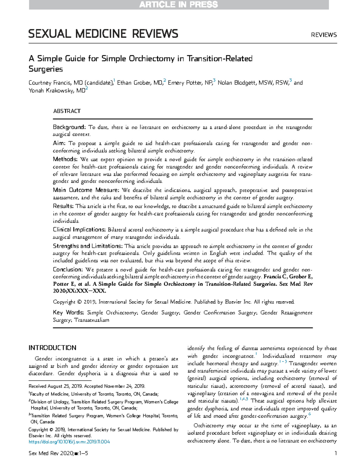A Comprehensive Guide to Simple Orchiectomy in Transgender Surgery ...