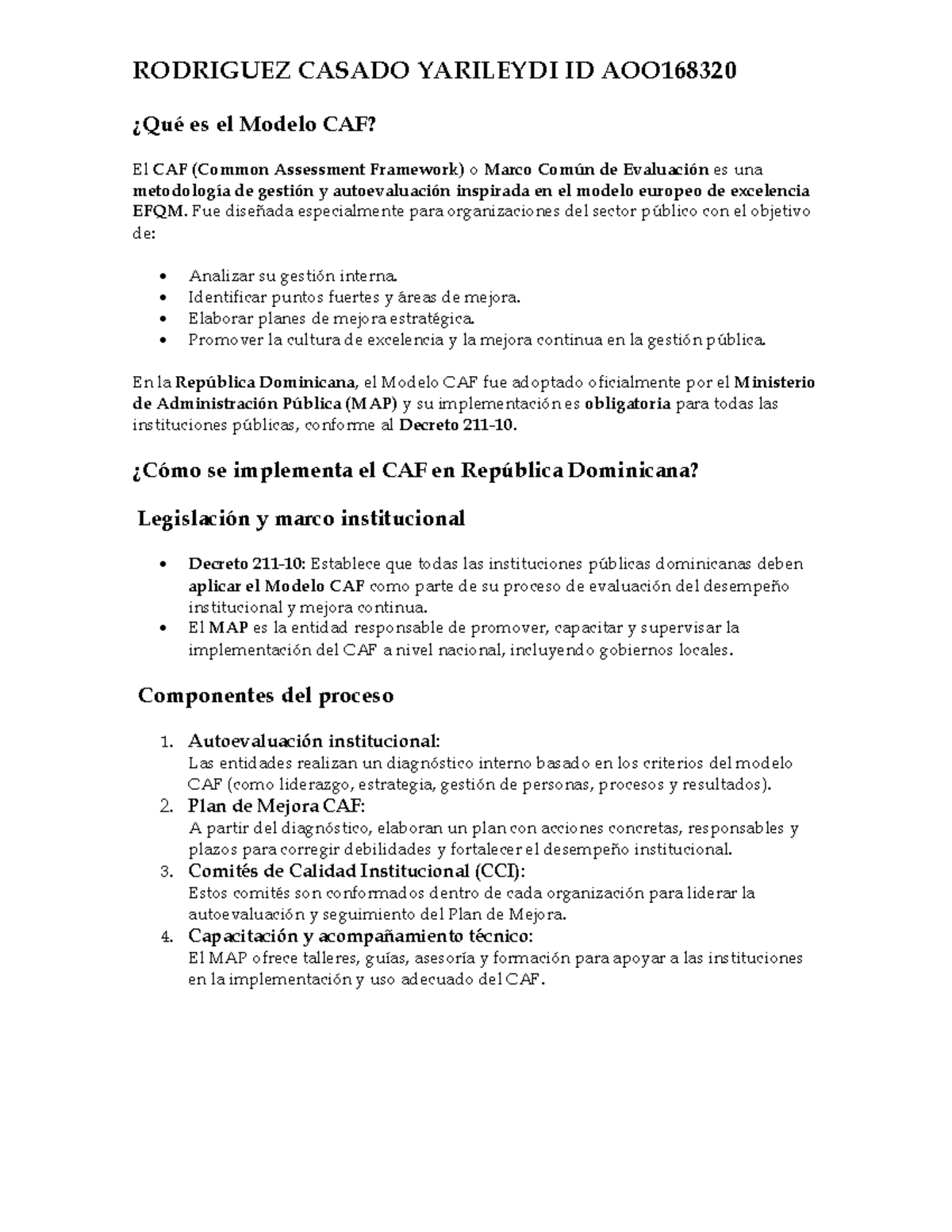 AOO168320 - Qué es el Modelo CAF: Análisis y Mejora en Gestión Pública ...