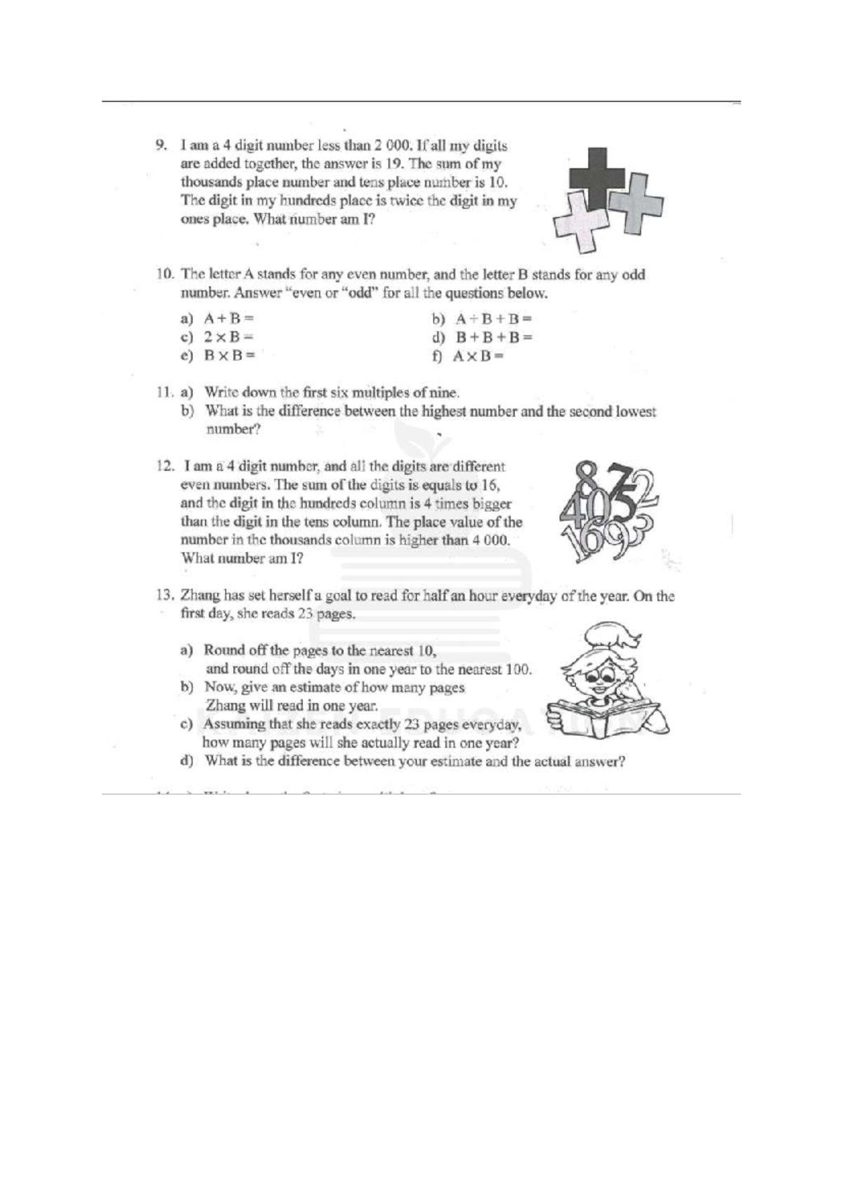 Math Problem Solving: 4-Digit Numbers & Estimation Techniques - Studocu