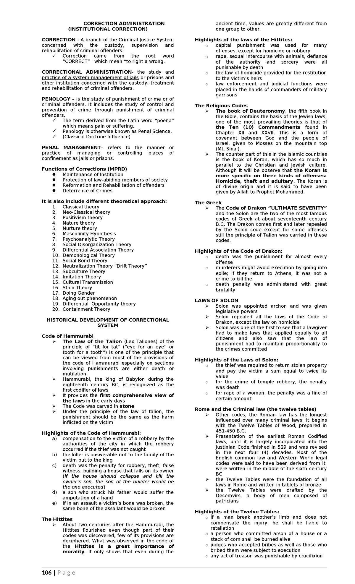 CORRECTION ADMINISTRATION: A Comprehensive Overview of Penology and ...