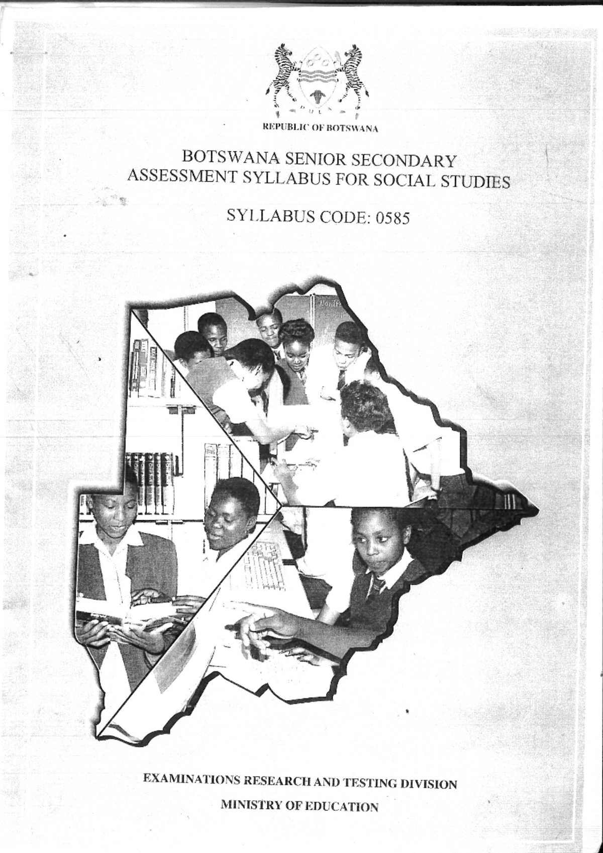 Botswana Senior Secondary Social Studies Assessment Syllabus (0585 ...