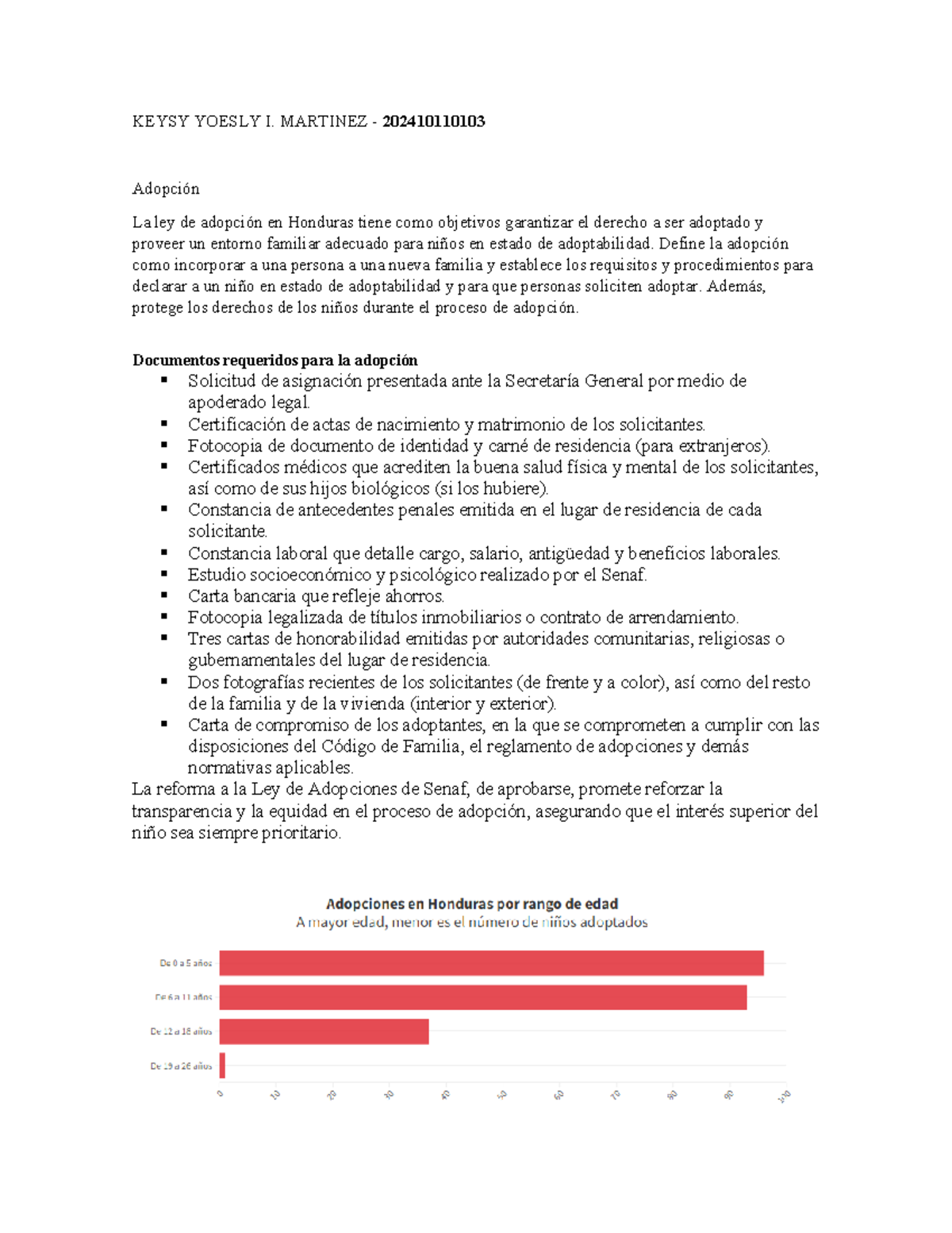 Adopcion. Codigo familiar - KEYSY YOESLY I. MARTINEZ - 202410110103 ...