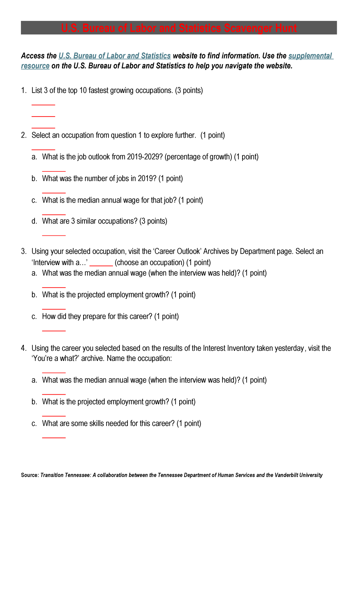 Aaden Maysonet - U.S. Bureau of Labor and Statistics Scavenger Hunt - U ...