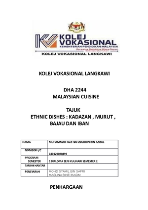 2. Chemistry SK025 Pre-Lab Answer - Pre-Lab Module EXPERIMENT 1 RATE OF ...