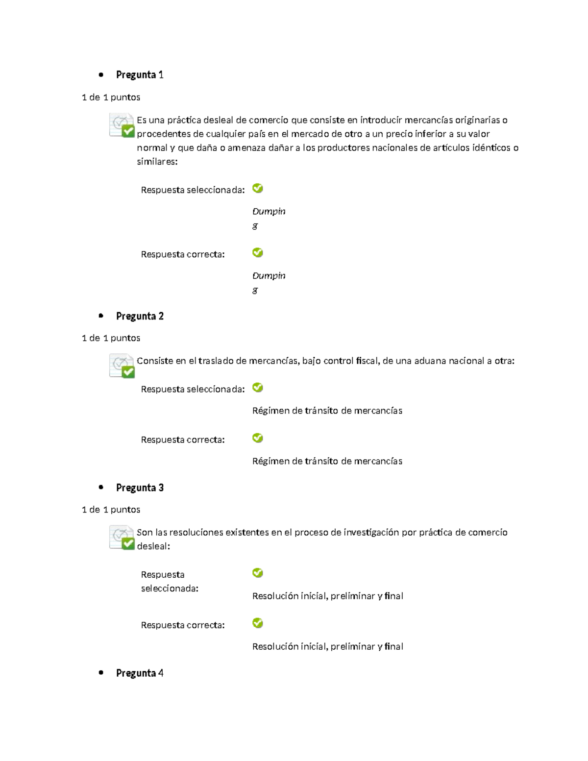 Auto11 - automatizada 11 - Pregunta 1 1 de 1 puntos Es una práctica desleal de comercio que ...