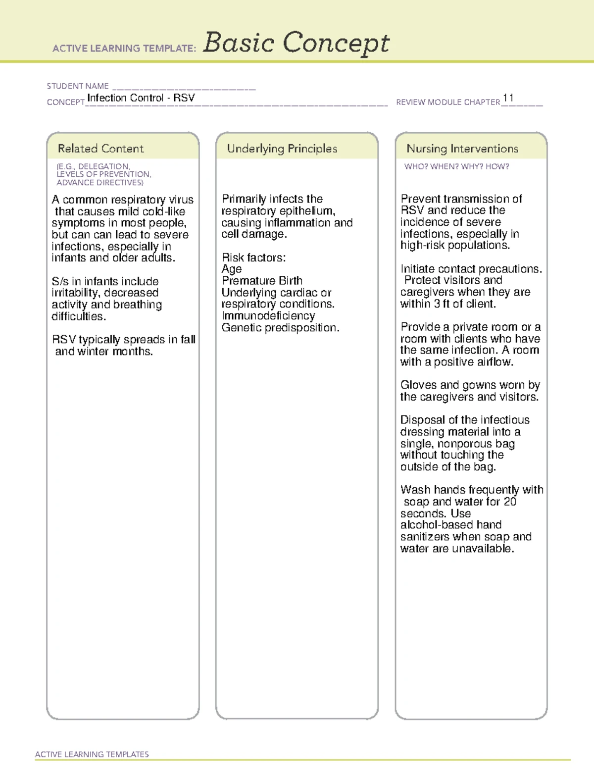 Scoliosis - ATI Active Learning Template for Nursing Students - Studocu