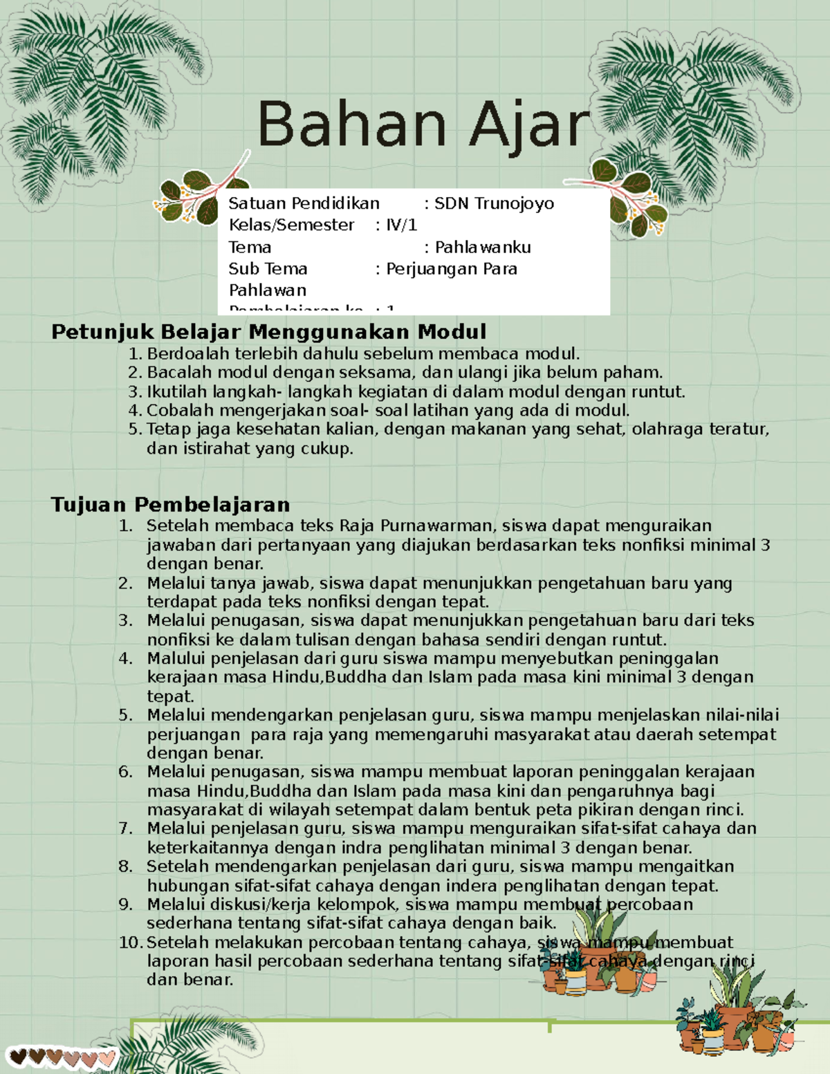 Pembelajaran IV: Raja Purnawarman dan Perjuangan Kerajaan Tarumanegara ...