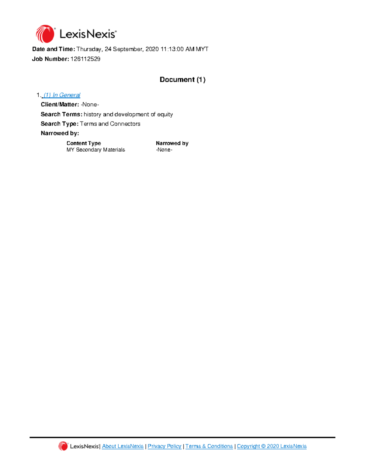 Equity Introduction halsbury - | About LexisNexis | Privacy Policy ...