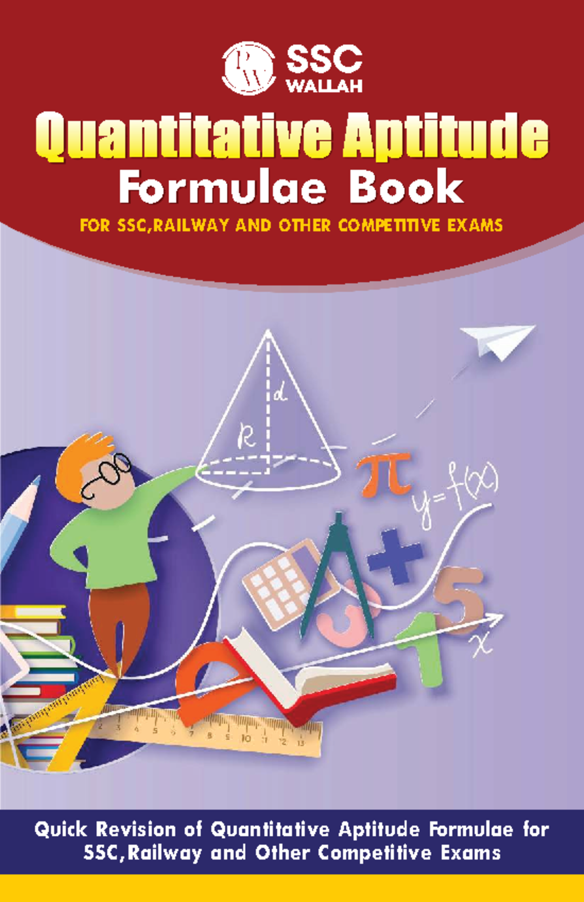 SSC Quantitative Aptitude Formula Book for Competitive Exams: Quick ...