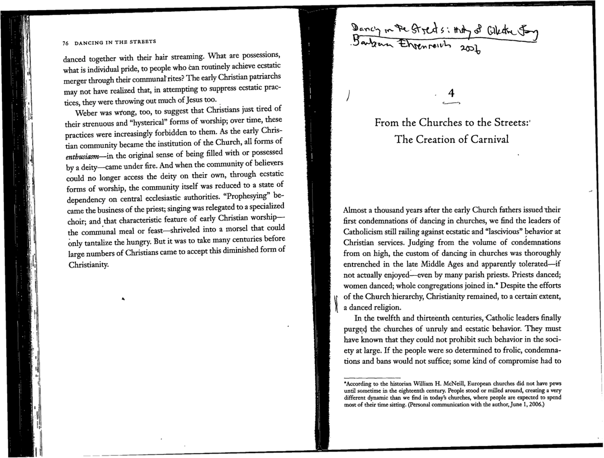 DANCING IN THE STREETS: The Evolution of Ecstatic Worship in ...