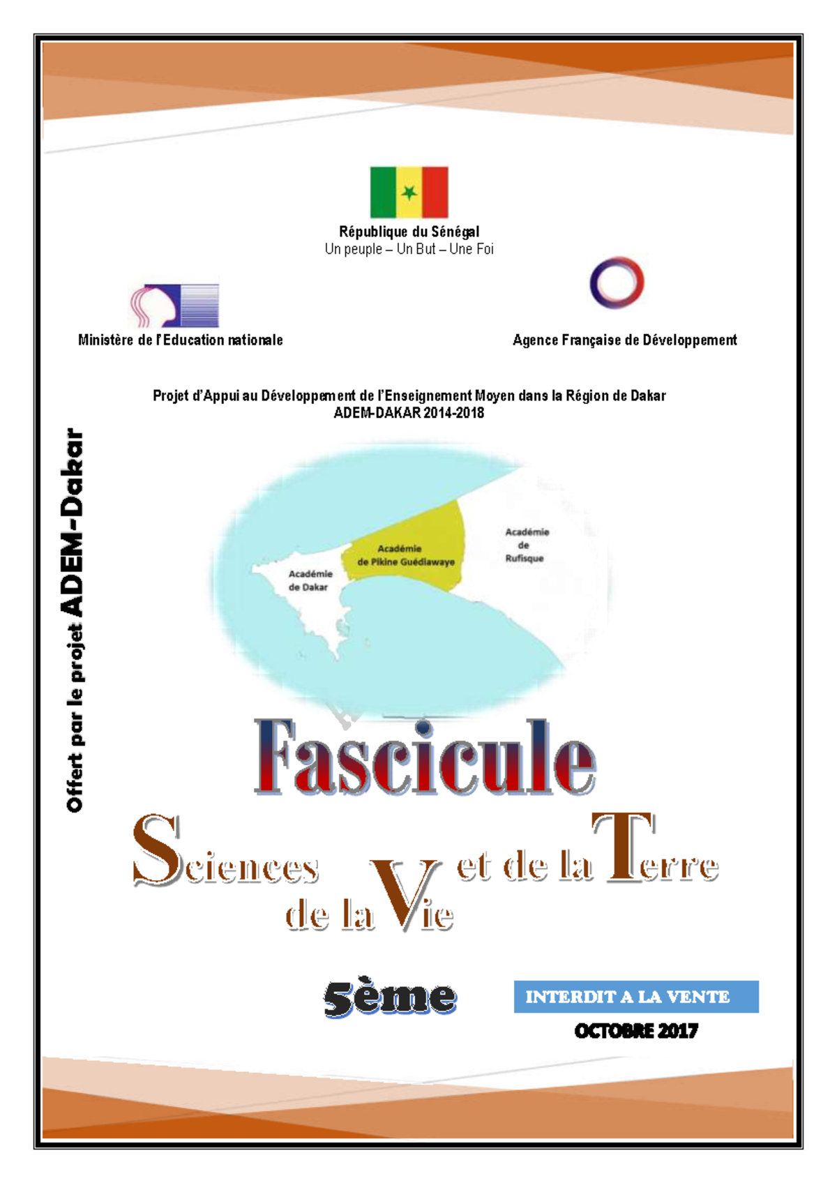 Fascicule ADEM SVT 5ème: Environnement, Nutrition et Reproduction - Studocu