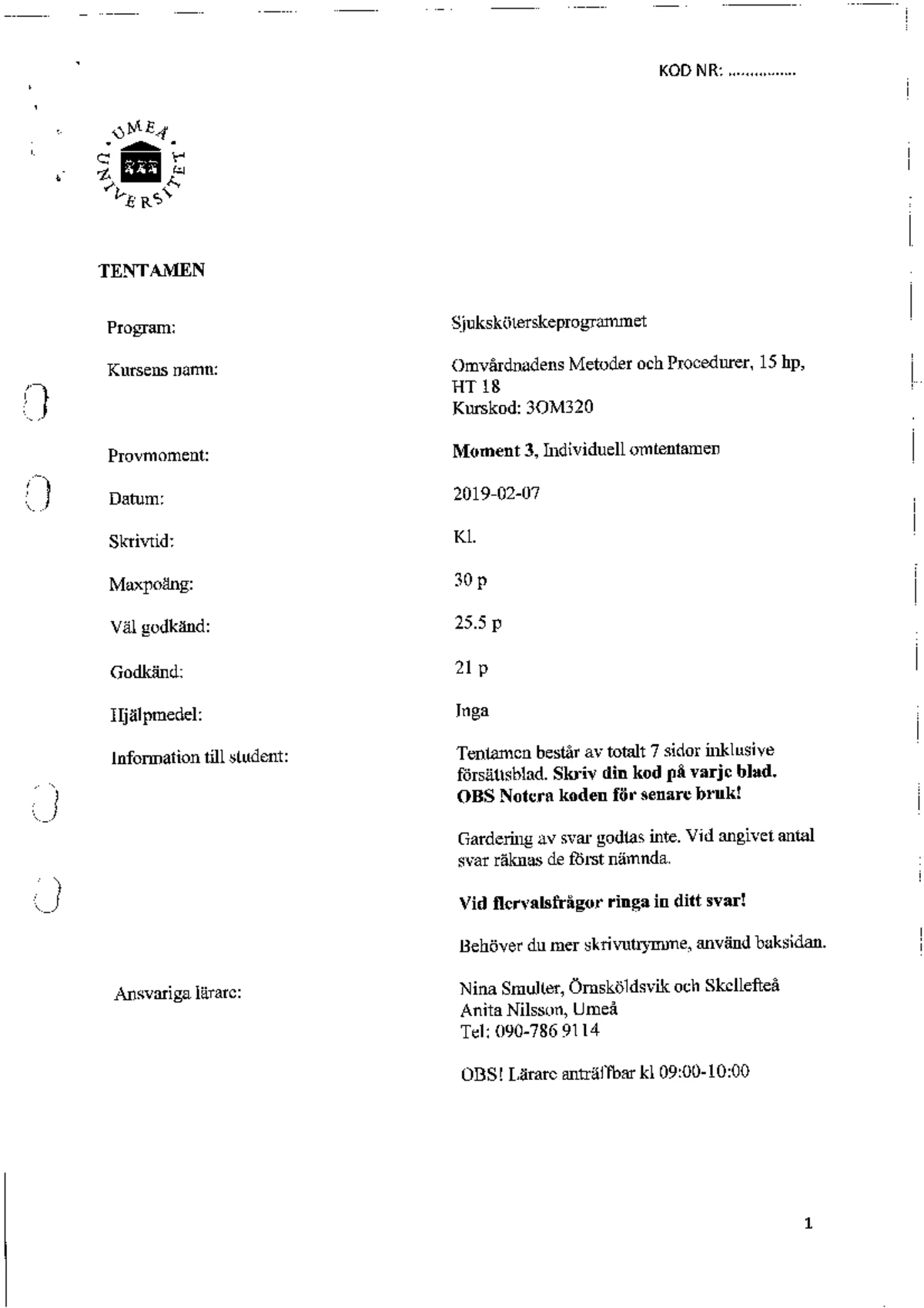 VIPS-modell för omvårdnadsdokumentation - VIPS - modell för ...
