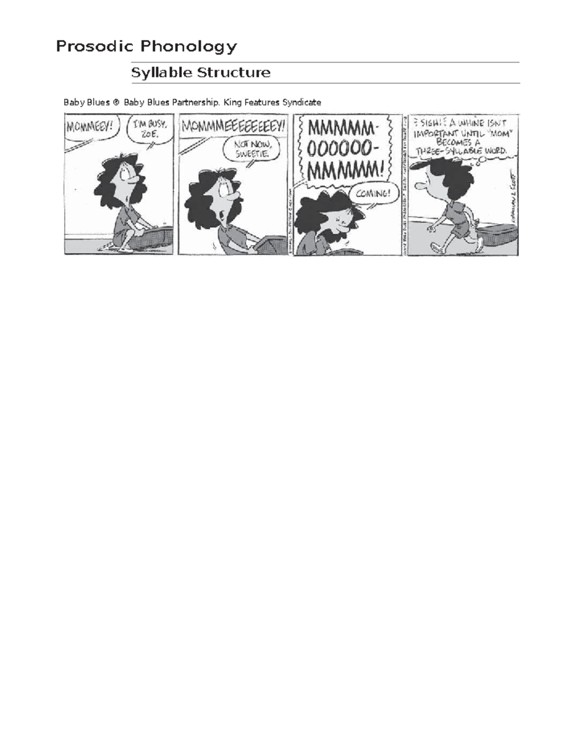 Prosodic Phonology: Understanding Syllable Structure and Stress - Studocu