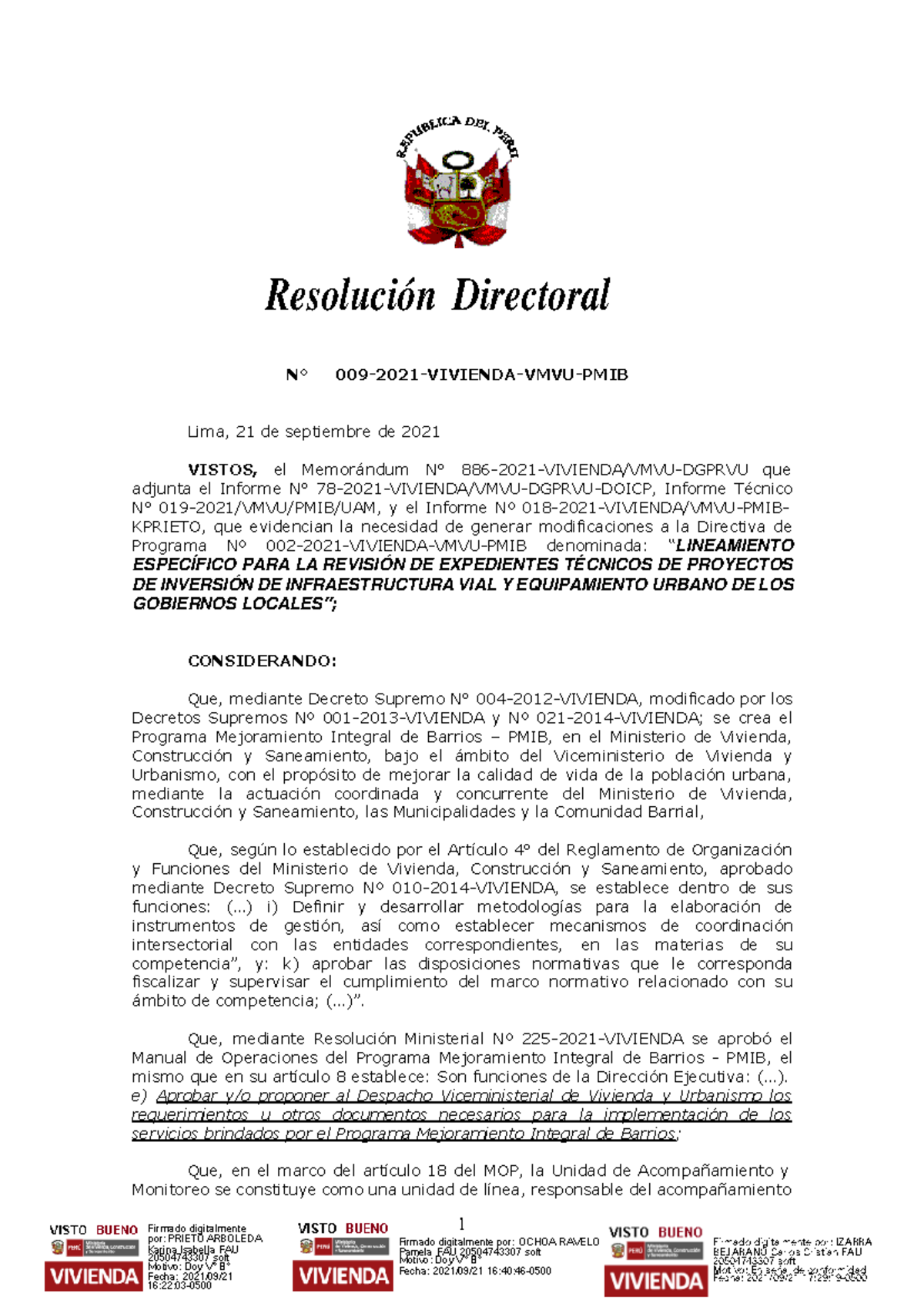 Guía PMIB 2: Normativa para Formular Expedientes Técnicos de Pavimentos ...