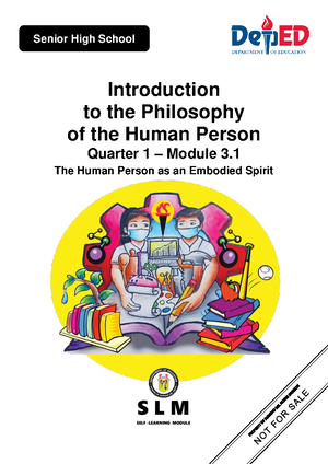 Introduction to Philosophy Module 1 Grade 12 - Studocu