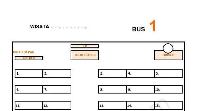 WISATA BUS 1 Layout & Tour Guide Details - Studocu