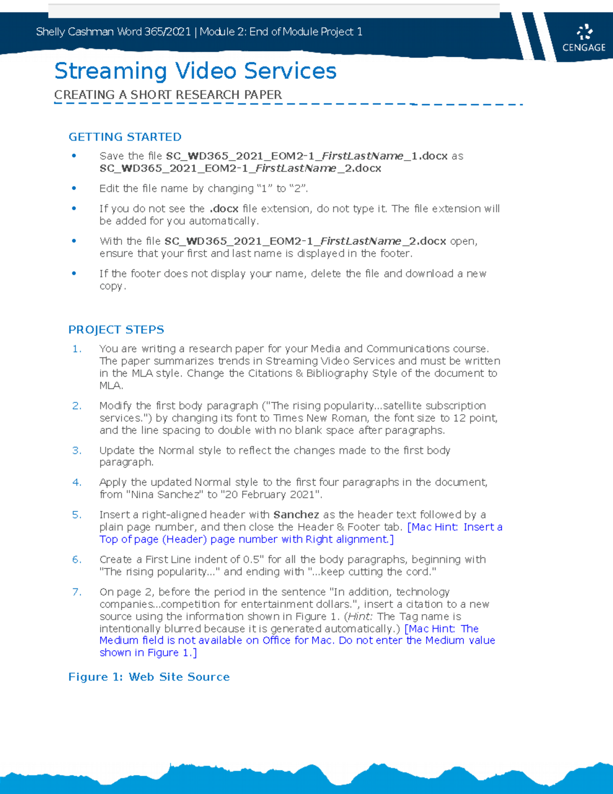 Instructions SC WD365 2021 EOM2-1 - Shelly Cashman Word 365/2021 ...