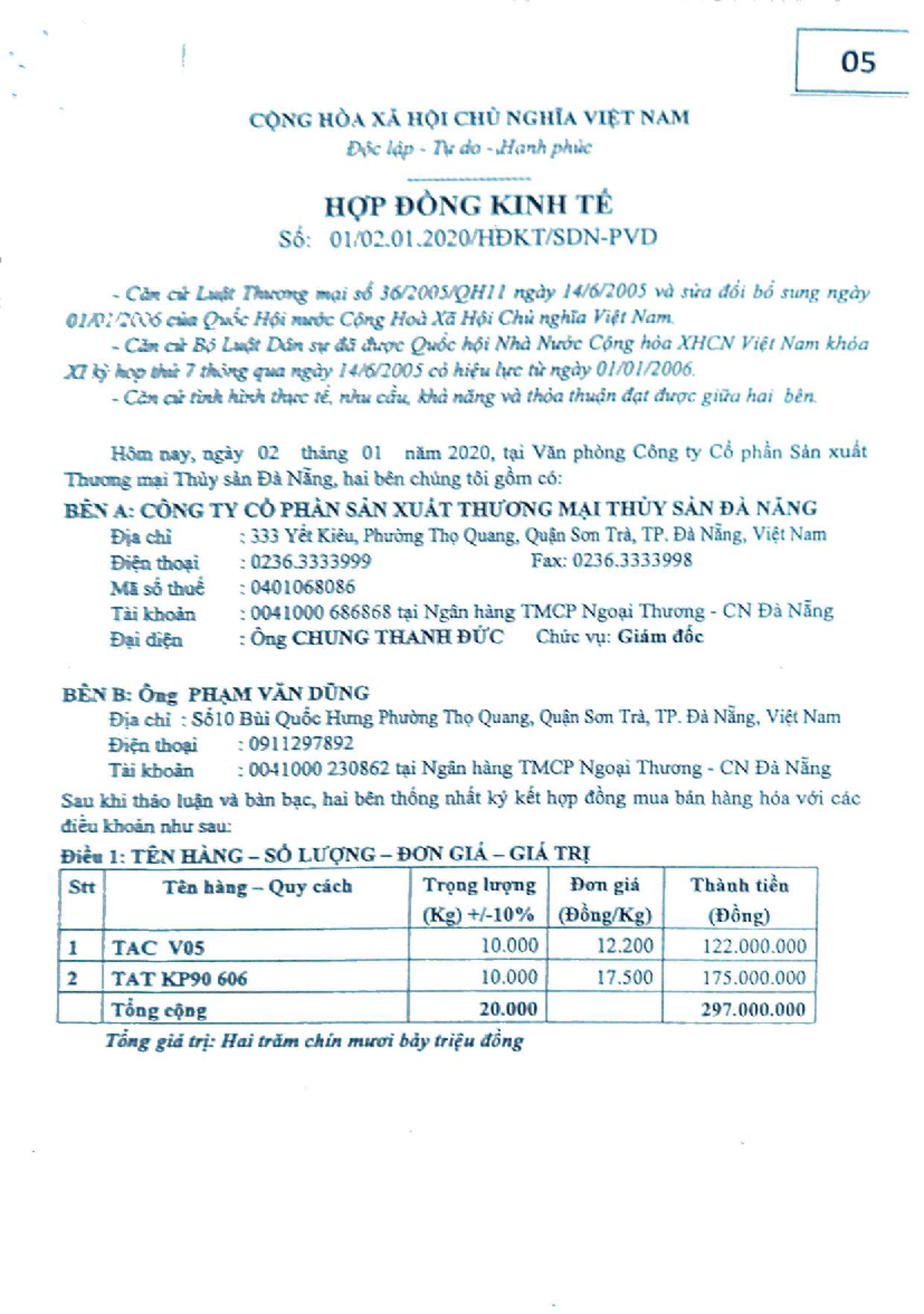 NV5 - NV5 - 05 CONG HOA XÁ HOI CHU NGHIA VIET NAM Doc lap The do Hanh ...
