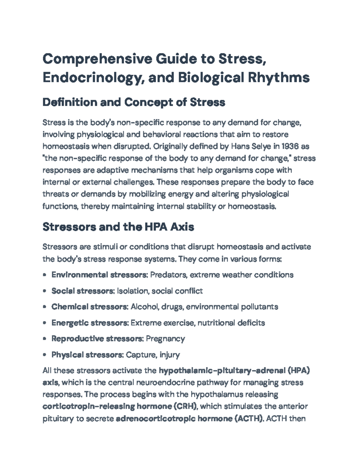 Social Buffering and Stress Physiology: Insights from Primate Studies ...
