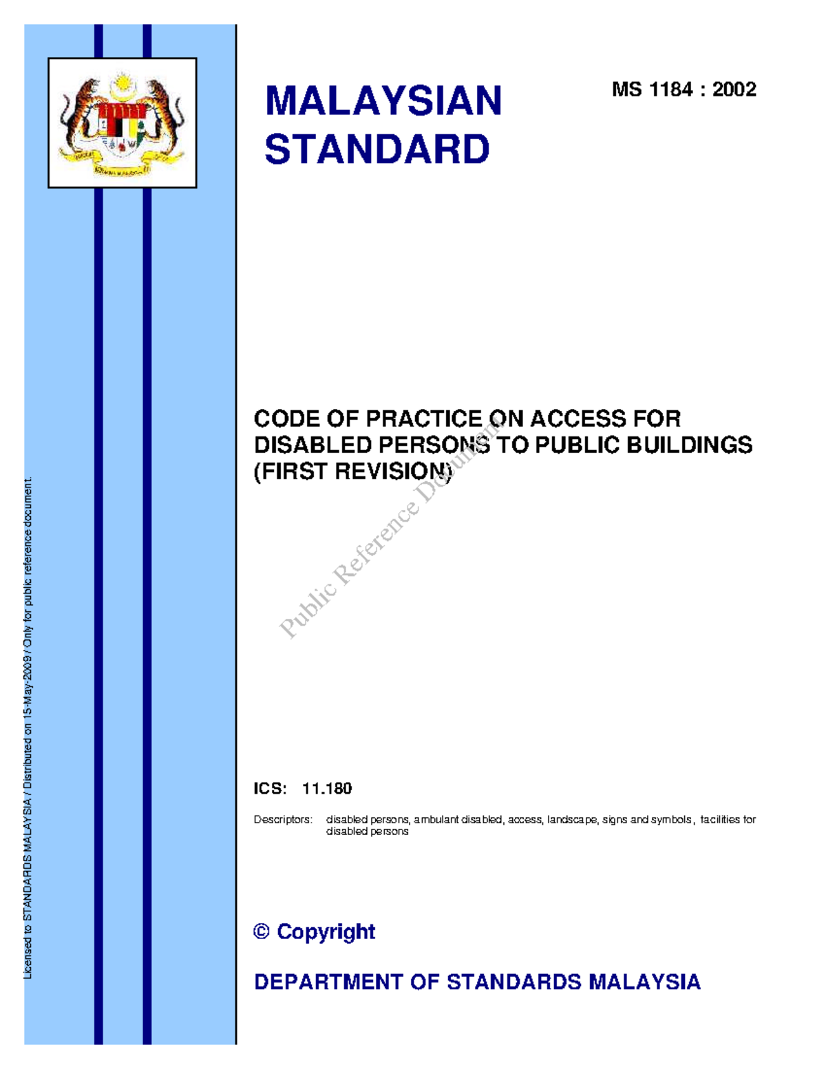 LEC 12-MS 1184 - Revised Code of Practice for Access to Public ...
