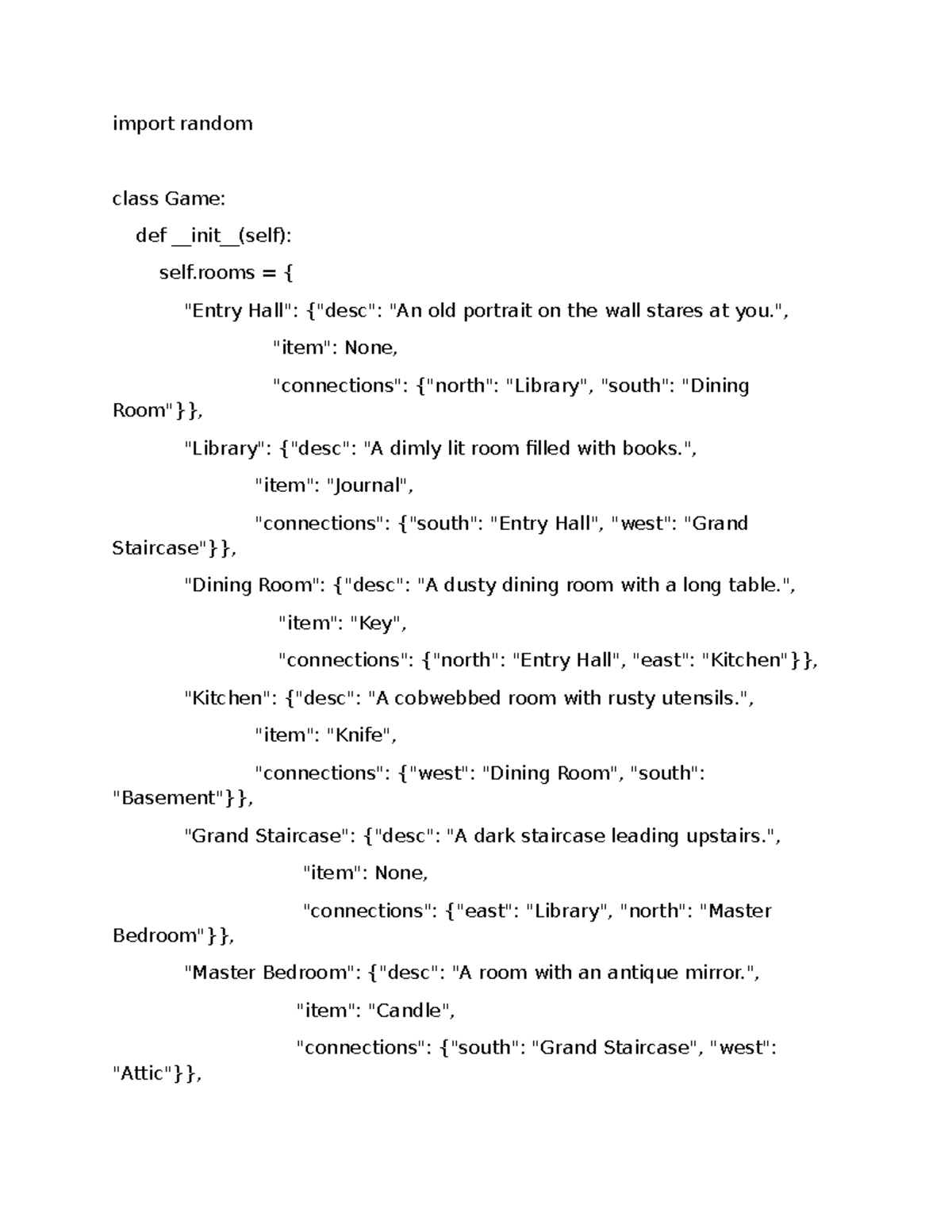 Week 7 Project - Game Development in Python - Studocu