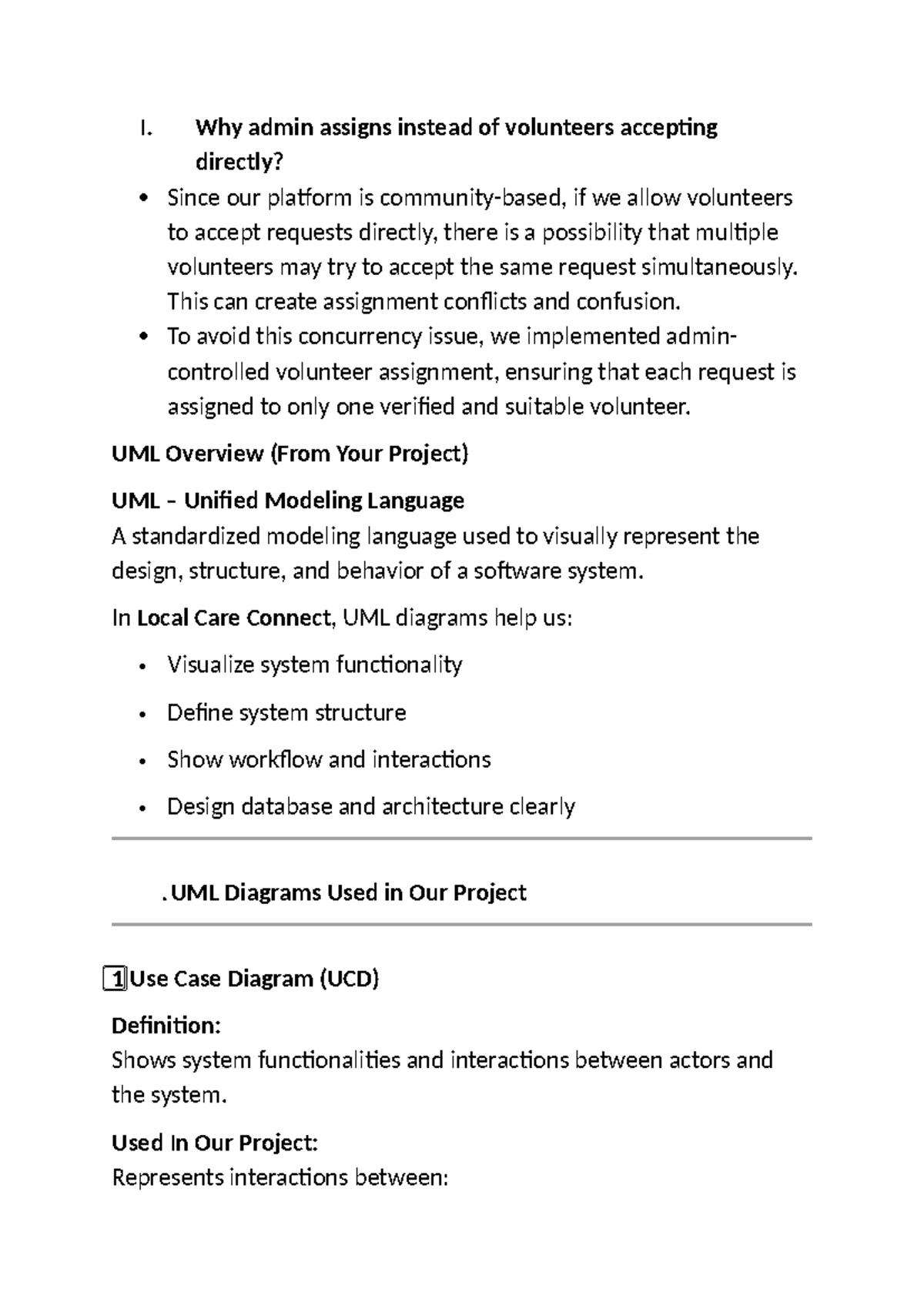 UML Diagrams Overview for Project (Viva Questions) - Studocu