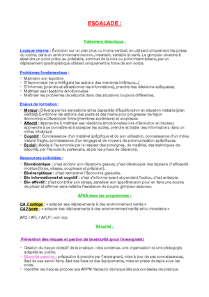 Fiche APSA Art du cirque - CP3 : Réaliser une prestation corporelle à ...