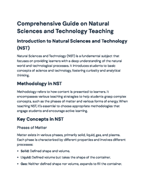 [Solved] In your own words explain each of the following areas Miss Bam - BEd Intermediate Phase ...