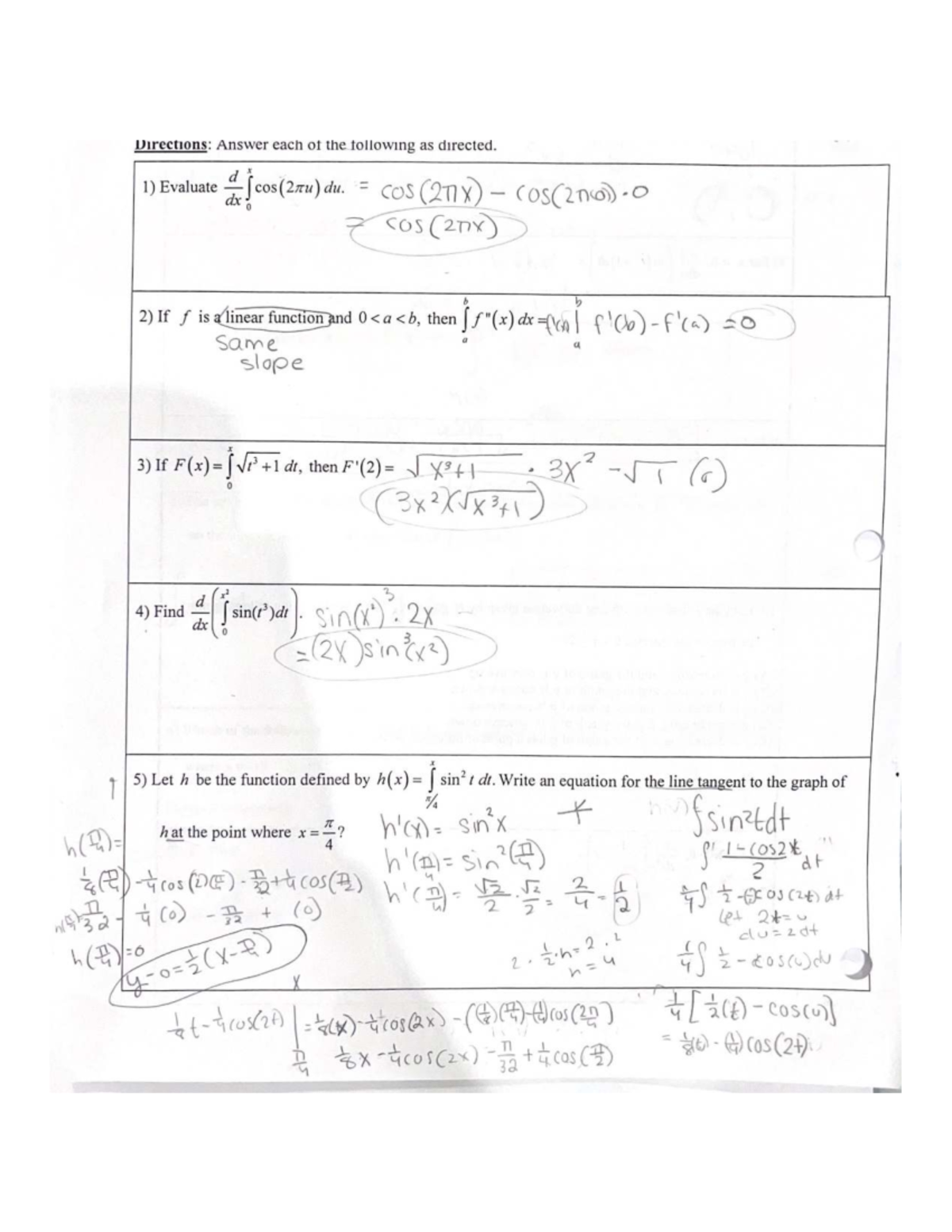 Calc 2: Second Fundamental Theorem of Calculus Notes - Studocu