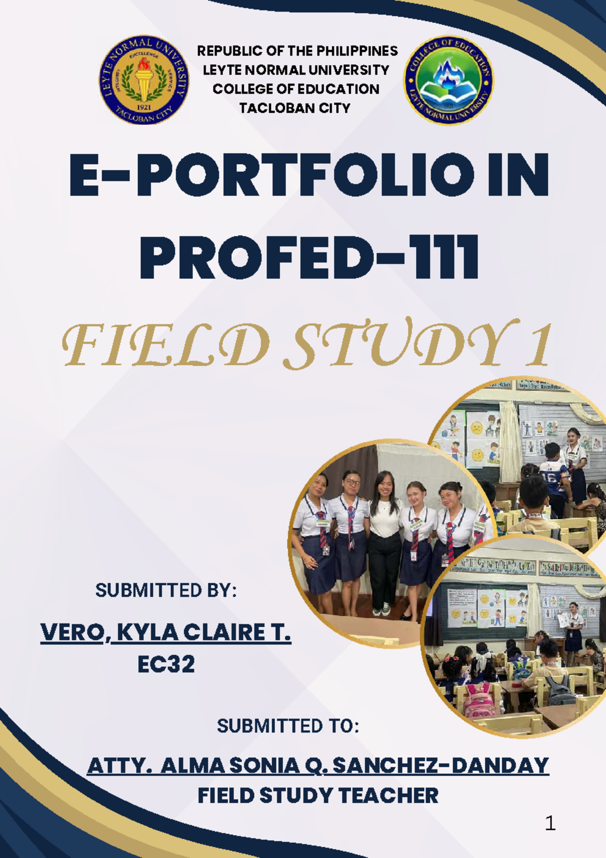 Field Study 1 Report: Classroom Observation at Rizal Central School ...