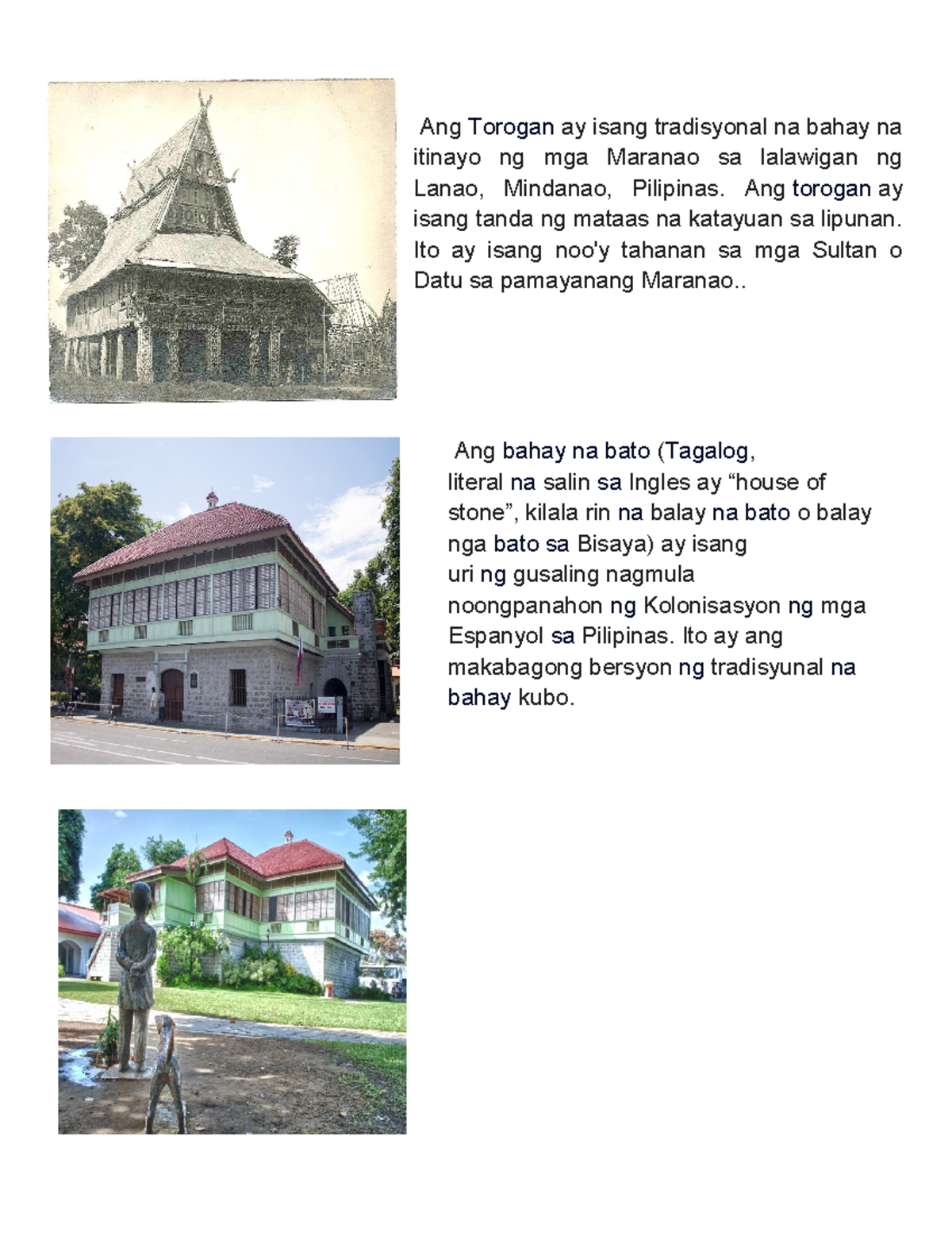 Mga Makasaysayang Gusali sa Pilipinas: Isang Pagsusuri - Studocu