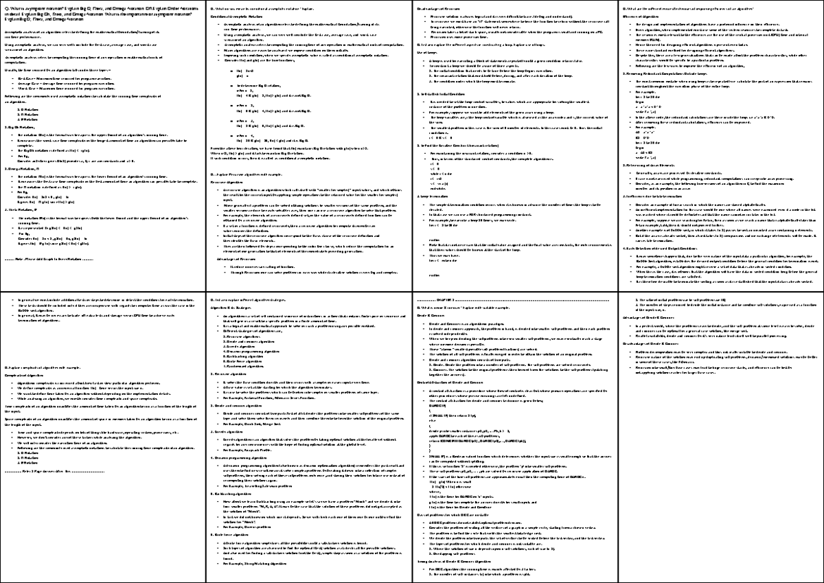 Asymptotic Notation and Algorithm Analysis: A Comprehensive Guide (DAA ...