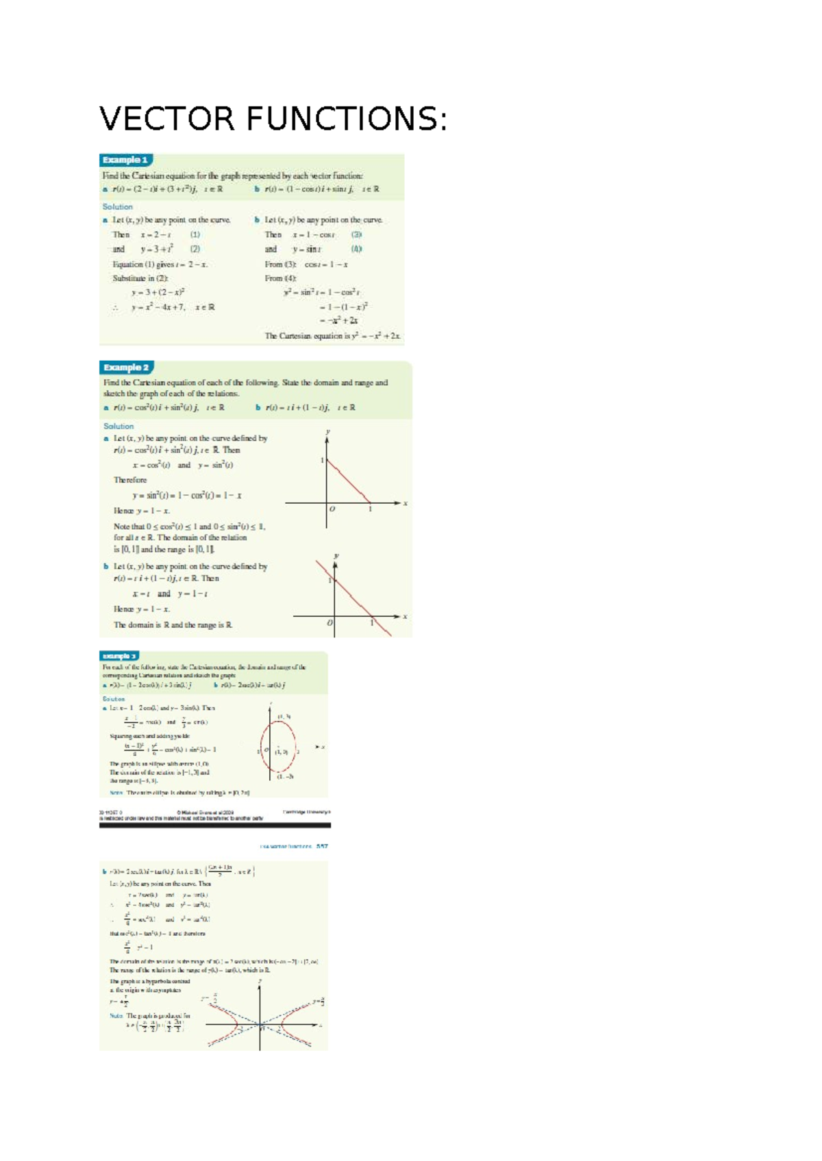 Vector calculus - this is math - MAT 105 - VECTOR FUNCTIONS: POSITION ...