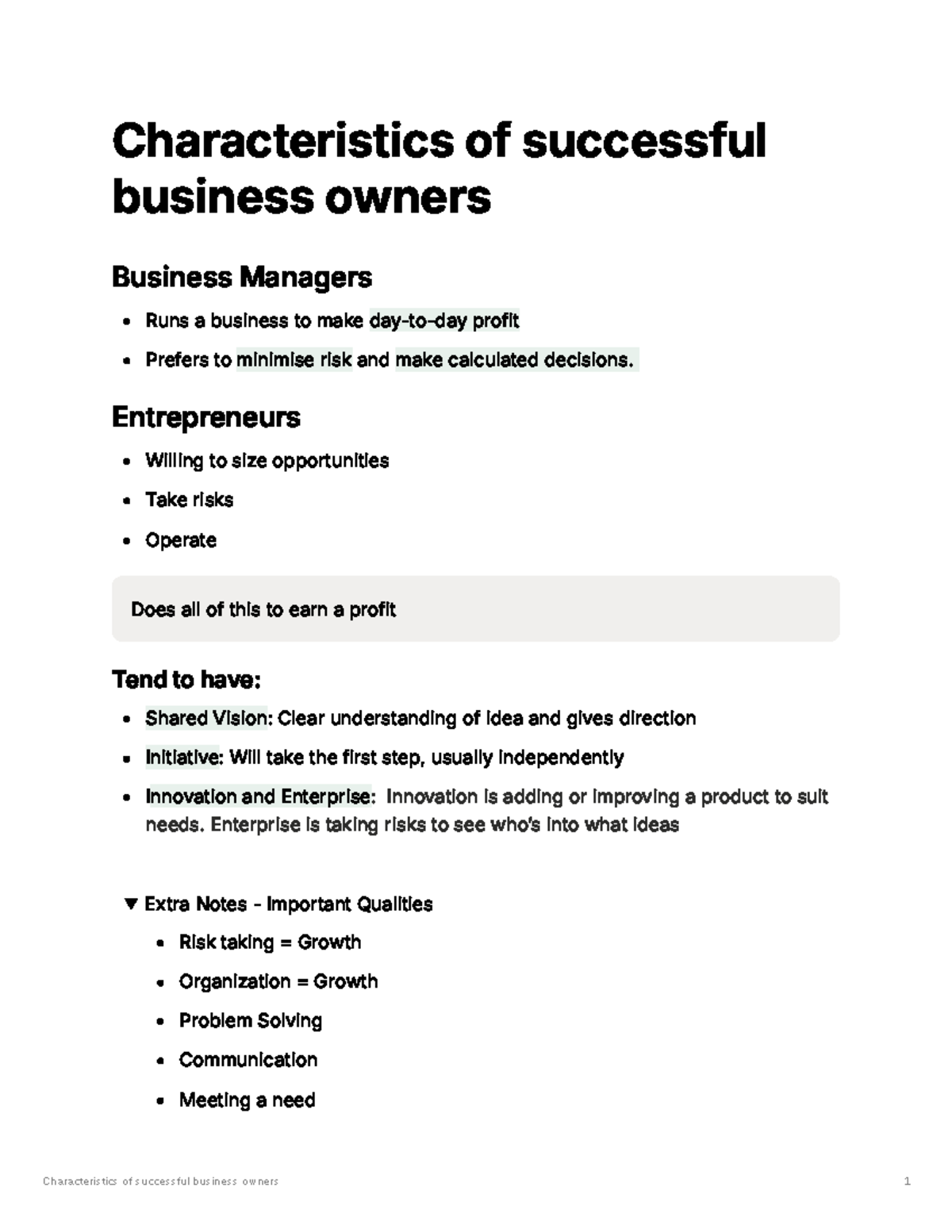 Characteristics of Successful Business Owners: Key Traits and Qualities ...