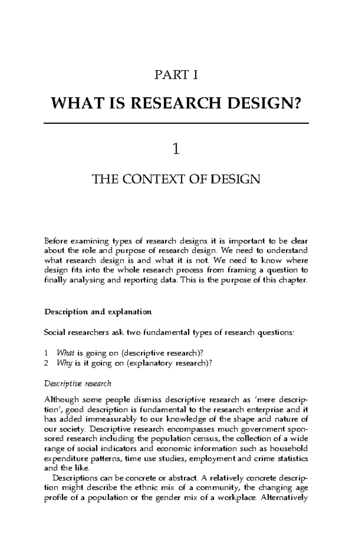 Research Design: Understanding Descriptive and Explanatory Methods ...