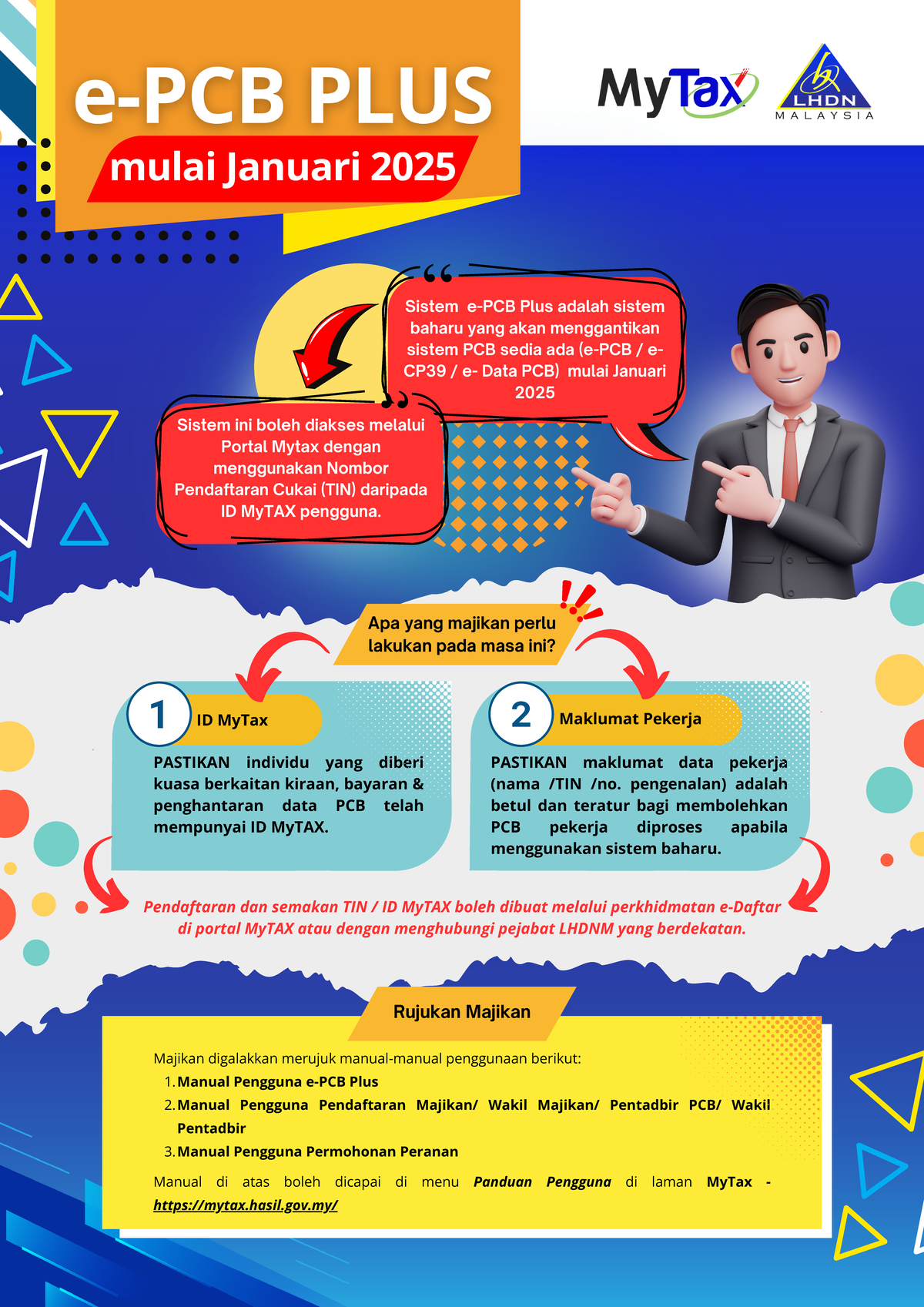 E-pcb plus Infographic - Majikan digalakkan merujuk manual-manual ...